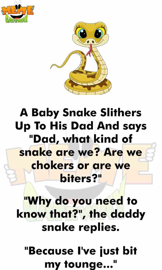 A Baby Snake with his Dad - Buzz in News & Entertainment