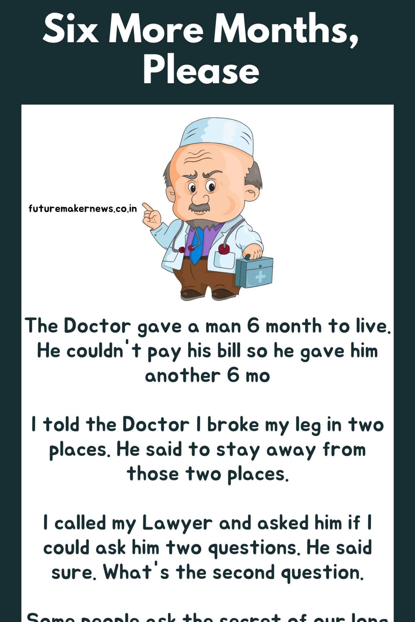 Six More Months, Please - Buzz in News & Entertainment