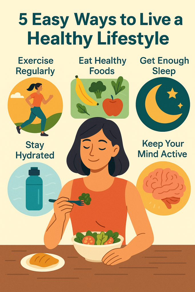 5 Easy Ways to Live a Healthy Lifestyle - Buzz in News & Entertainment
