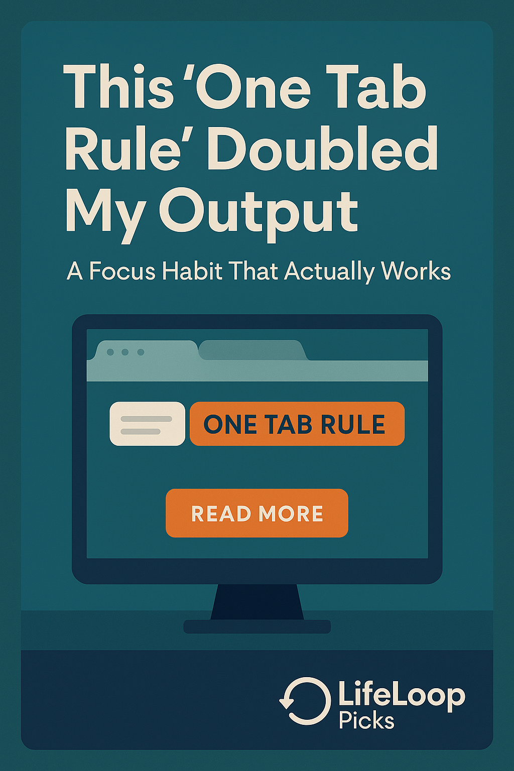 This ‘One Tab Rule’ Doubled My Output — A Focus Habit That Actually ...