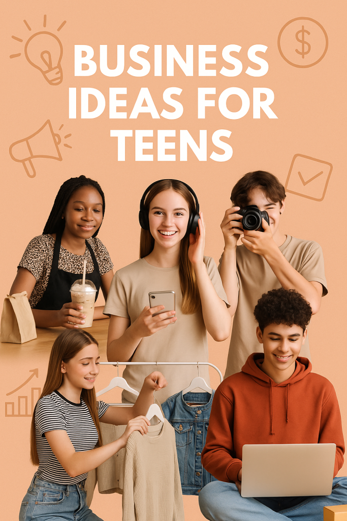 25 Business Ideas for Teens – Fun, Realistic & Profitable - Buzz in ...