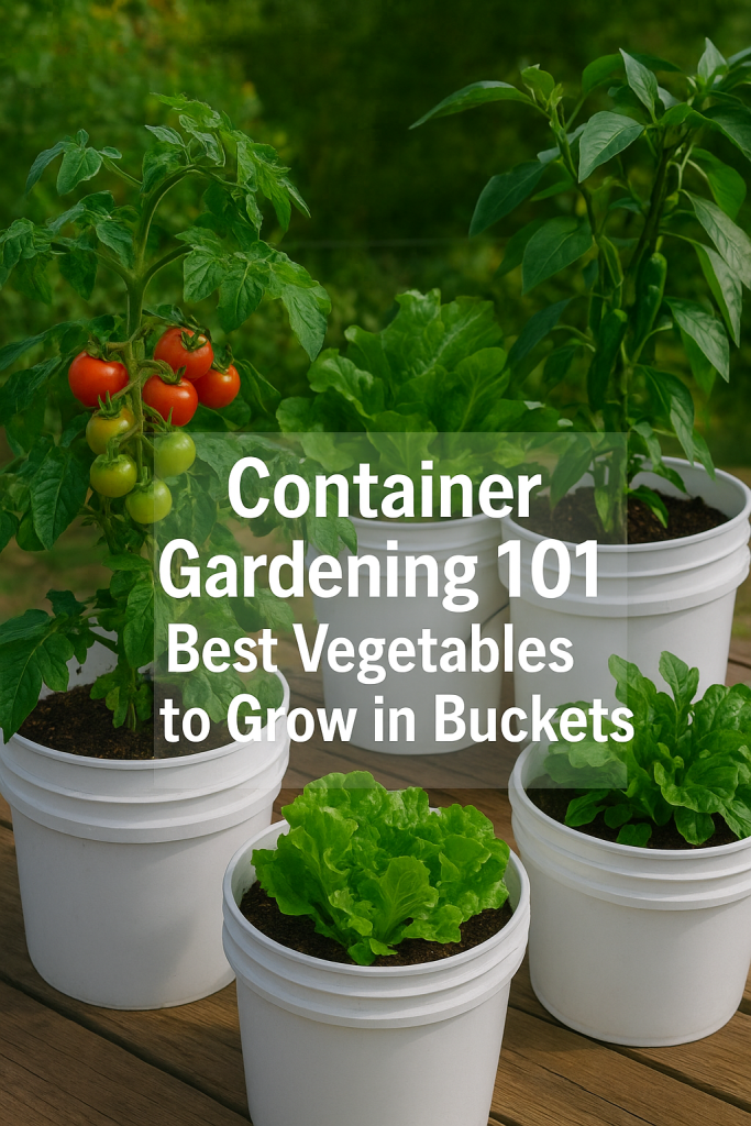 Container Gardening 101: The Best Vegetables to Grow in Buckets (U.S ...