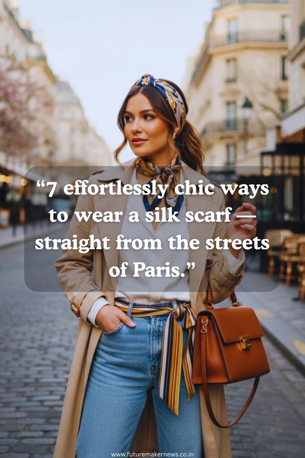 How to Style a Scarf Like a Parisian: 7 Viral Ways to Wear a Silk Scarf ...